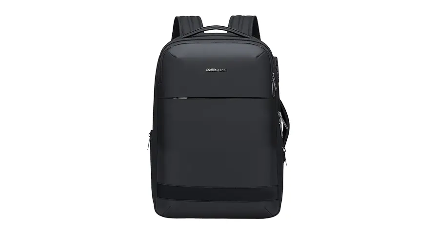 Green Lion Chelsea Travel Backpack - Black